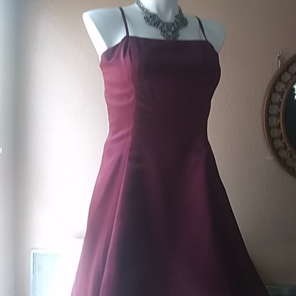 Dresses | Dress Beautiful Maroon Princess Seams Dress | Poshmark